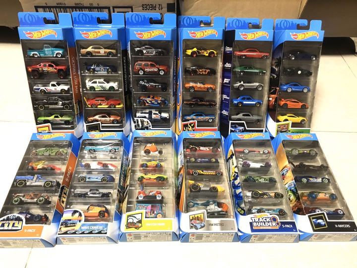Hot Wheels Combination Five Set Hot Small Sports Car Model Track Track ...