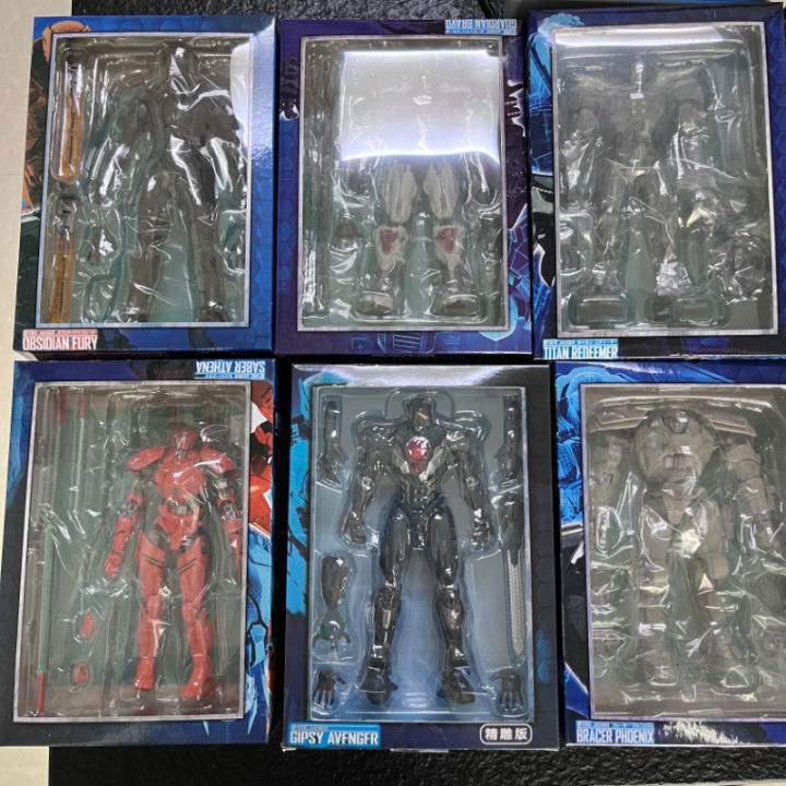 Kids Toy Store 17cm Bandai Pacific Rim 2 Obsidian Sabre Athena Redeemer ...