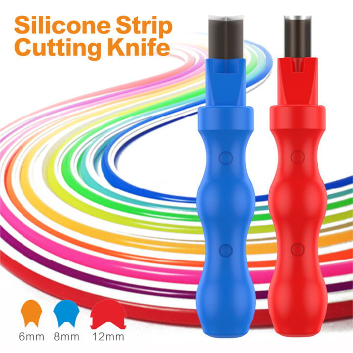 2/4PCS LED Neon Light Cutter Carving Knife Split Silicone Strip Cutter ...