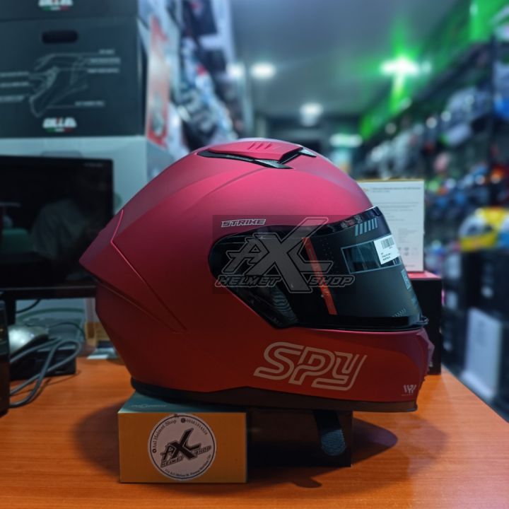 SPYDER STRIKE fullface Dual Visor Helmet w extra lens | Lazada PH