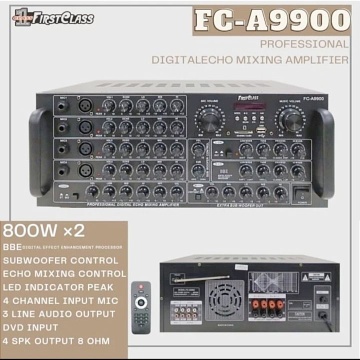 Power Amplifier Firstclass FC A9900 / FC A4600DSP / FC A4900 / FC A6000 ...