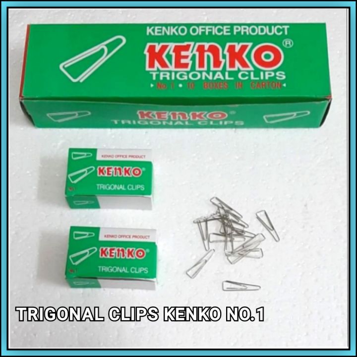 1 Pak Trigonal Clip / Paper Clip No.1 Isi 10 box | Lazada Indonesia