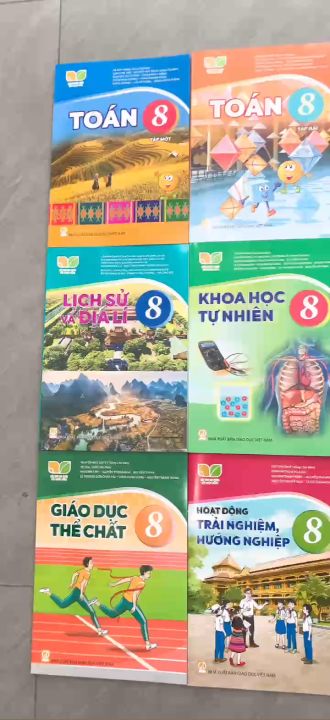 Sách giáo khoa lớp 8 - chương trình kết nối (lẻ) + bán kèm 1 quyển vở ...