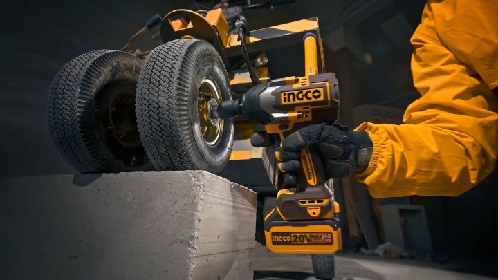 INGCO บล็อกกระแทกไร้สาย 4 หุน 20V Brushless รุ่นใหม่ แรงบิด 850 NM รุ่น ...