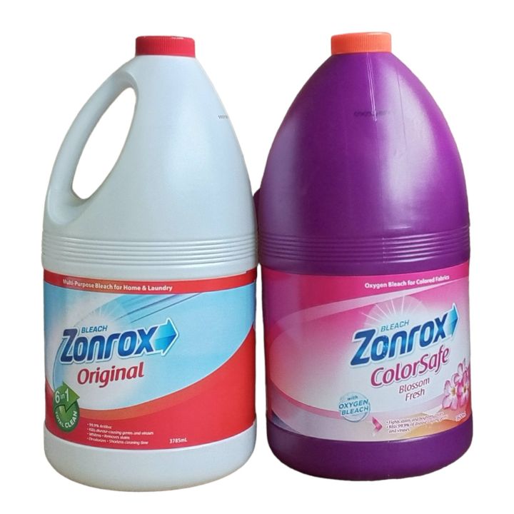 Zonrox Bleach Original Gallon Zonrox Bleach ColorSafe Gallon 3600ml