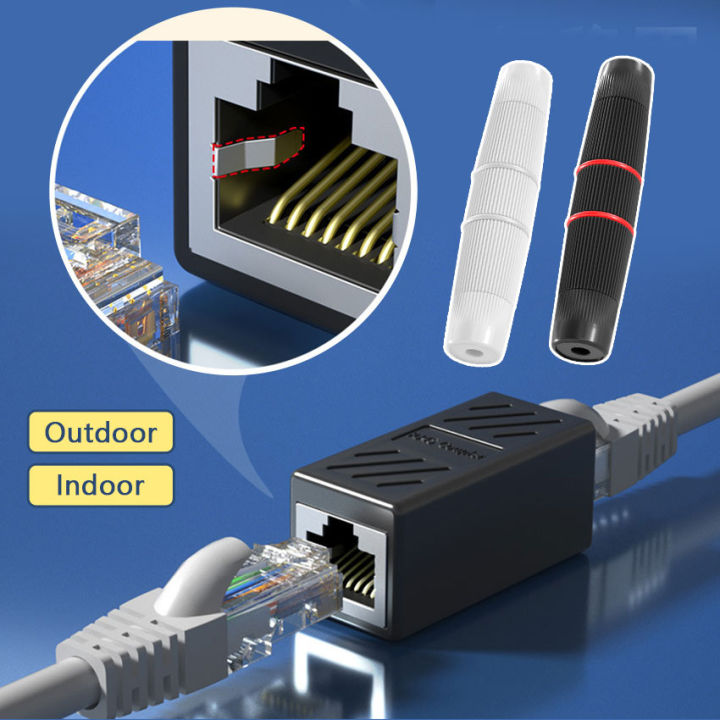 Barrel Rj45 8Pin Waterproof Outdoor Rj45 Female To Female Konektor ...