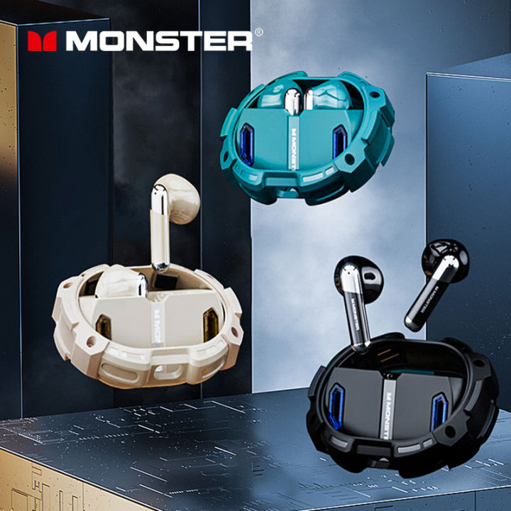 Original Monster XKT10 Pro หูฟังบลูทูธ5.3, หูฟังกลางแจ้งเวลาแฝงต่ำหูฟัง ...