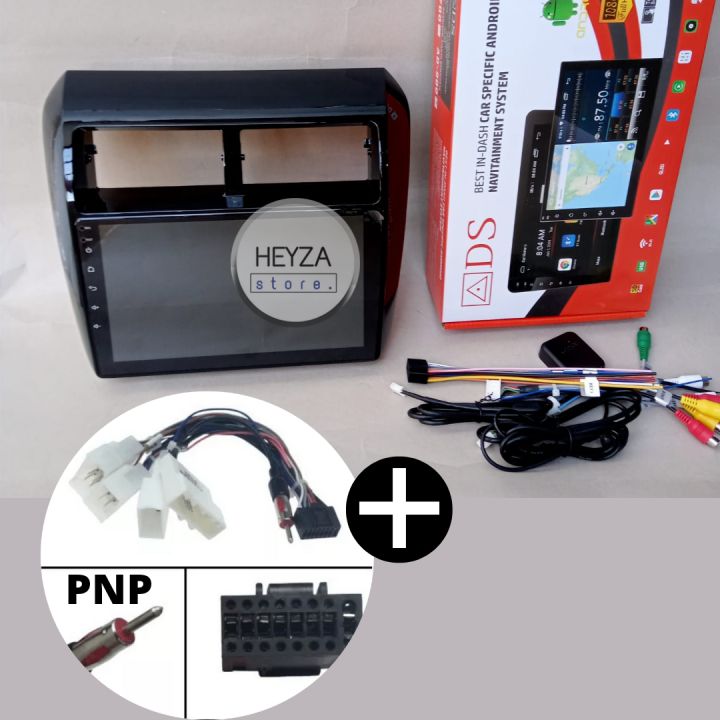 Head Unit Android ADS 9 Inch dan SOKET Head Unit Android PNP untuk Agya ...