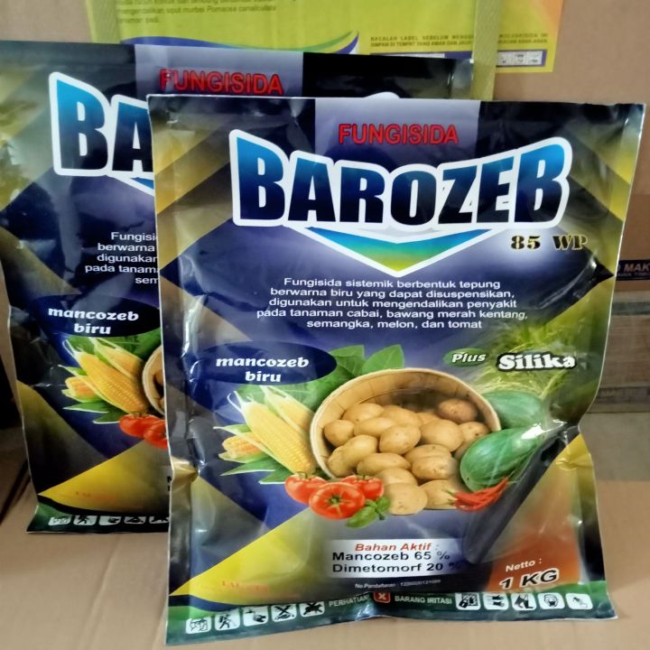 Fungisida Barozeb 85 WP Mankozeb Biru untuk mengendalikan Jamur Tanaman ...