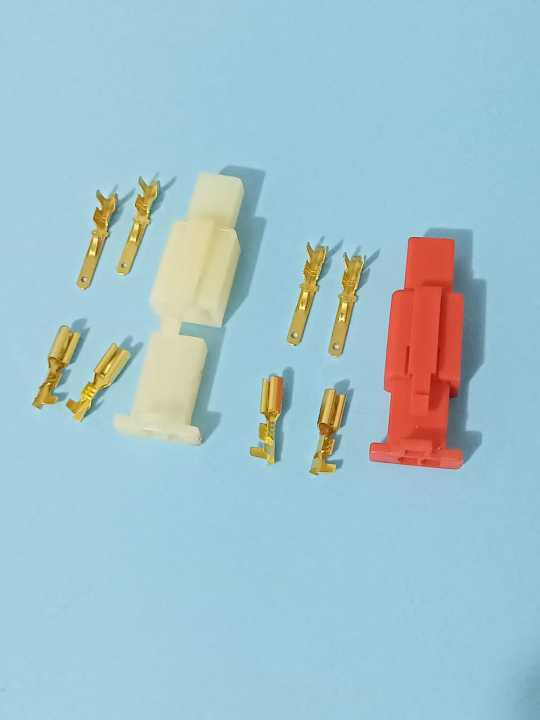 soket connector dua 2 pin universal plus skun original | Lazada Indonesia