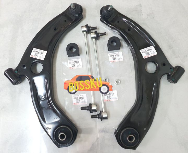 6 IN 1 SET - FRONT LOWER ARM/LINK /STABILIZER BUSH - PERODUA ATIVA A270 ...