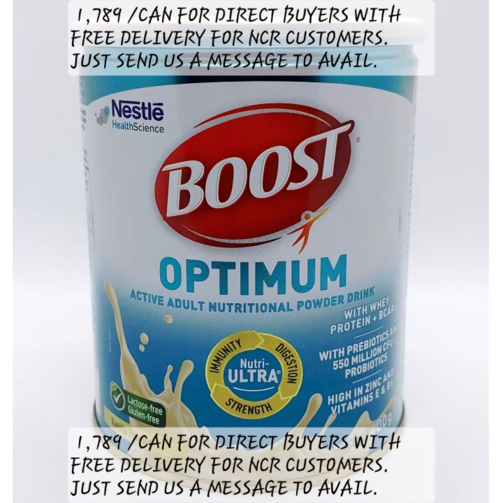 Neste Boost Optimum 800grams. 1,789/ Can for direct buyers with free ...