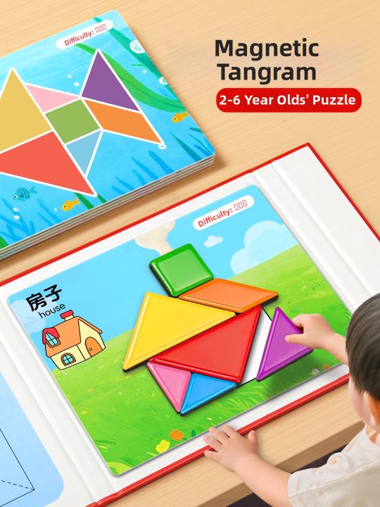 STARRY ARK | Magnetic Tangram Puzzle for Children 3-6 Years Old | Lazada PH
