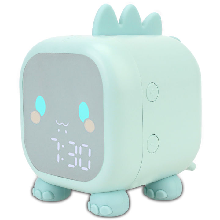 Digital Kids Alarm Clock With Voice Control Children's Sleep Trainier ...