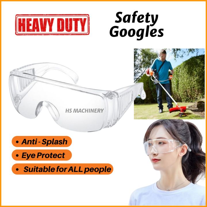 High Quality Safety Googles Grass Cutter Brush Cutter Cermin Mata Mesin ...