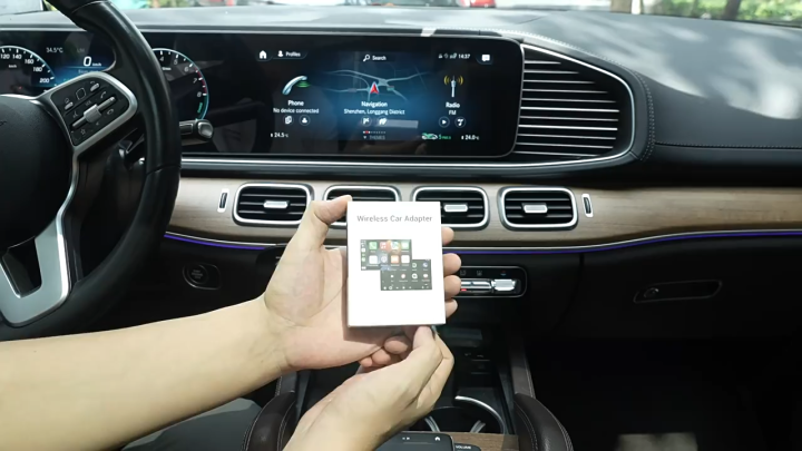 OTTOCAST CA505-M Wireless CarPlay 2-IN-1 USB Plug Adapter( type-A to C ...