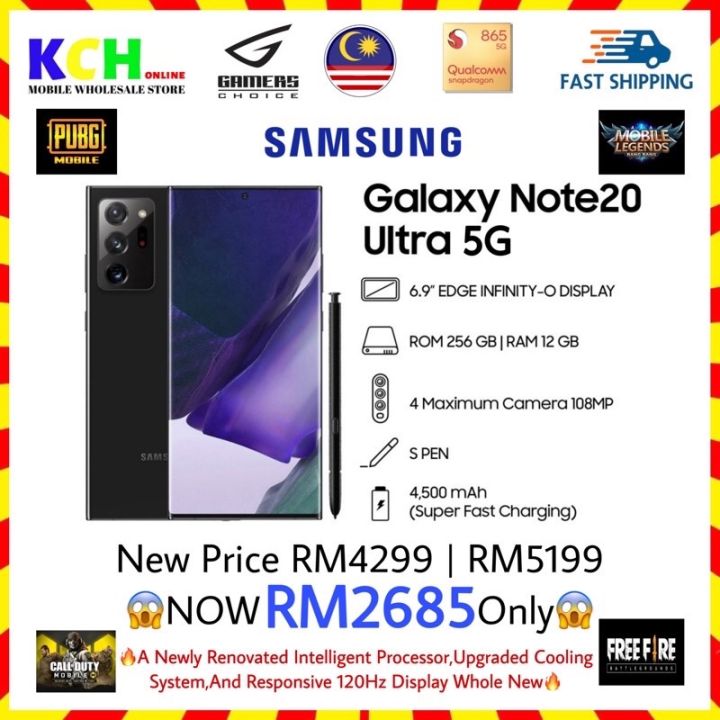 🚚🇲🇾Samsung Galaxy Note 20 Ultra 5G/Note 20 12+256GB 108MP Dynamic AMOLED 2X 120Hz HDR10 ...