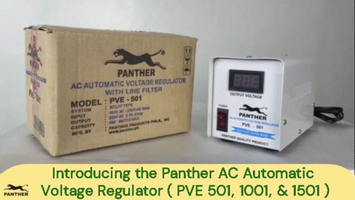 Panther PVE 1001 AVR Relay Type, 220V AC Output, Automatic Voltage ...