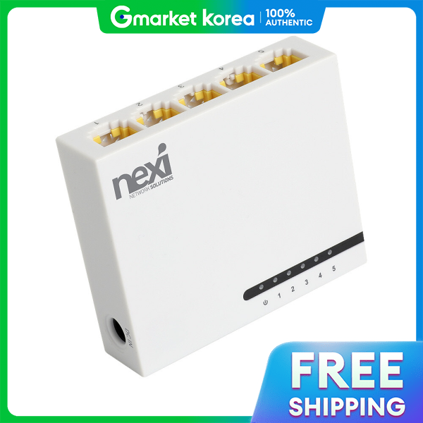 5-Port Network Switch for Office Internet Lan Cable Distribution ...