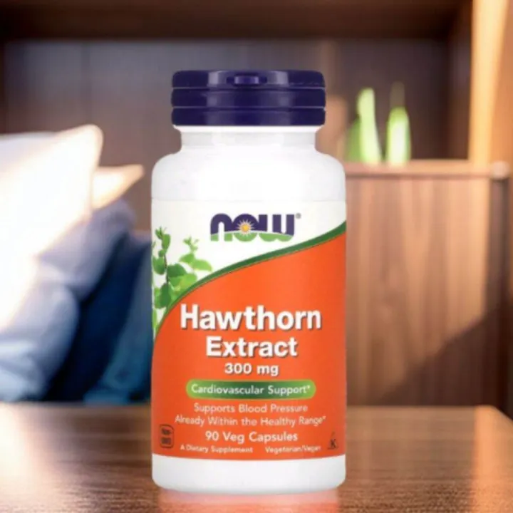NOW HAWTHORN EXTRACT 300mg x 90veg. Capsules | Lazada
