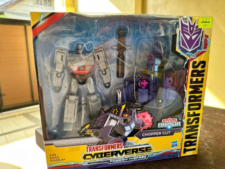 Transformers Cyberverse Power of the Spark MEGATRON Chopper Cut | Lazada PH