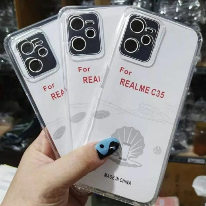 SLIKON BENING TRANSPARAN REALME C35 CASING HP BENING TRANSPARAN ...