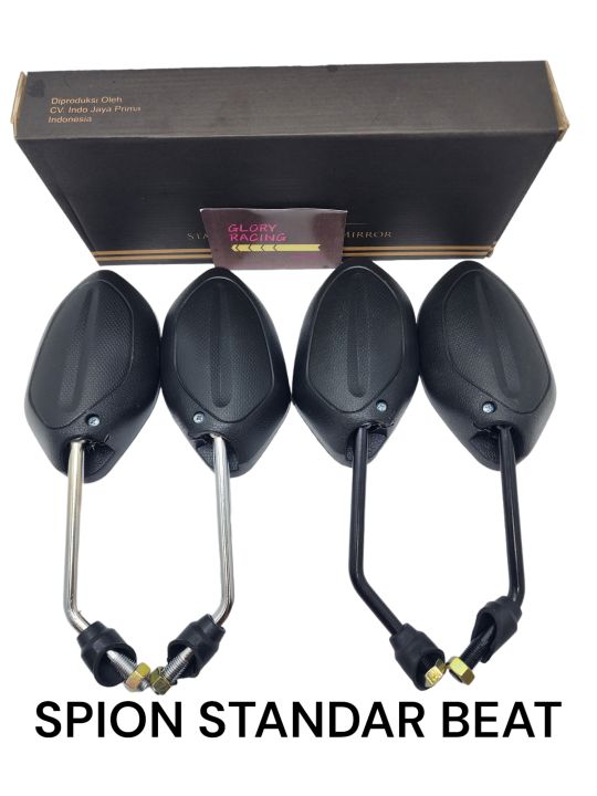 Spion Standar Bawaan Honda Beat Panjang Gagang Crome Dan Hitam Bisa ...