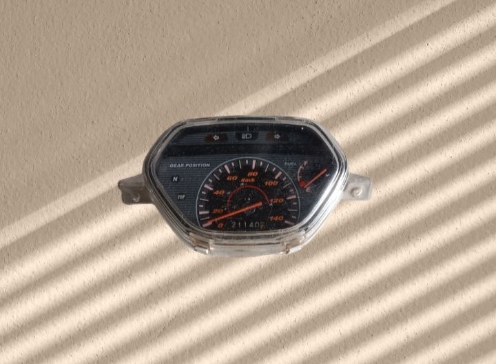 speedometer kilometer spidometer odometer supra fit old original ...