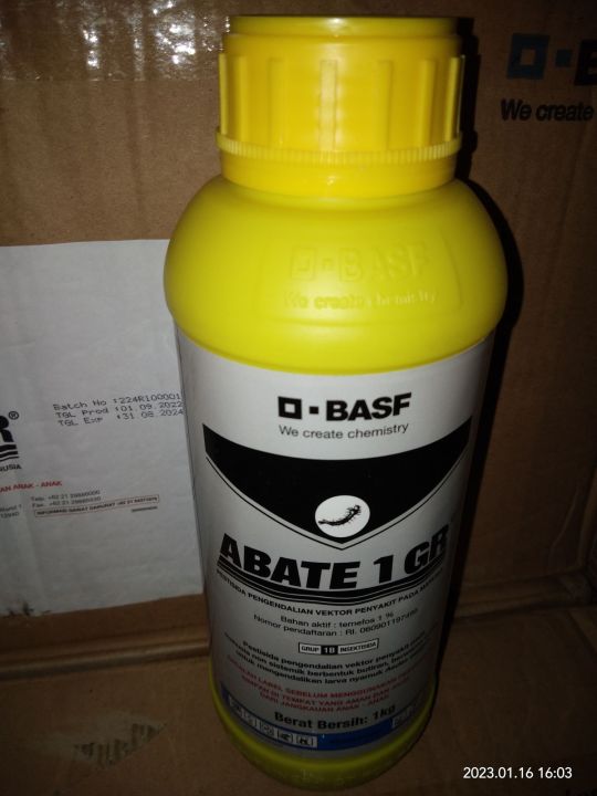 Abate 1 GR Larvasida - Mengendalikan jentik nyamuk DBD, Malaria ...