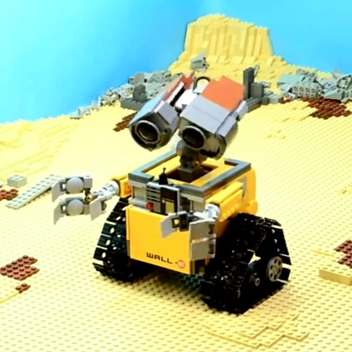 Lego Assembling Toys Compatible Star Wars Wall-E Robot Children's Assembled Educational Building ...