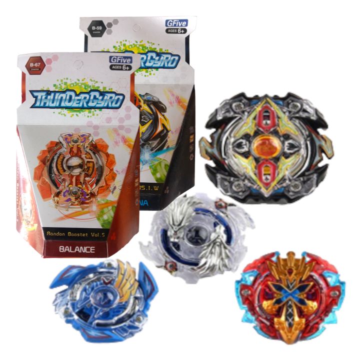 Mainan Gasing Beyblade Brush Launcher Thundergyro Gasing Besi | Lazada ...