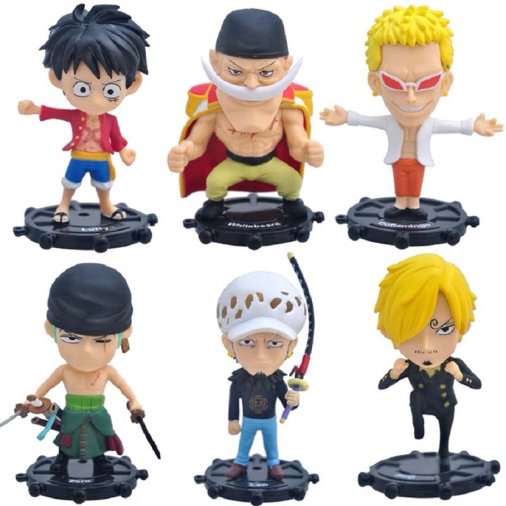 One Piece Anime Figure Set Pirate Warriors Monkey D Luffy Roronoa Zoro ...