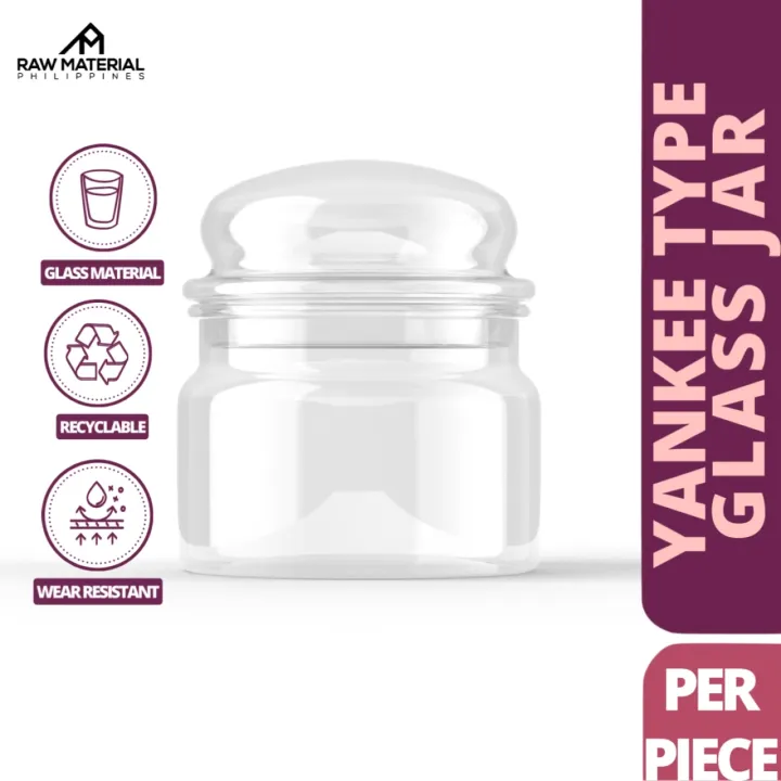 Raw Material Philippines 100ML YANKEE GLASS JAR For Handmade Scented ...