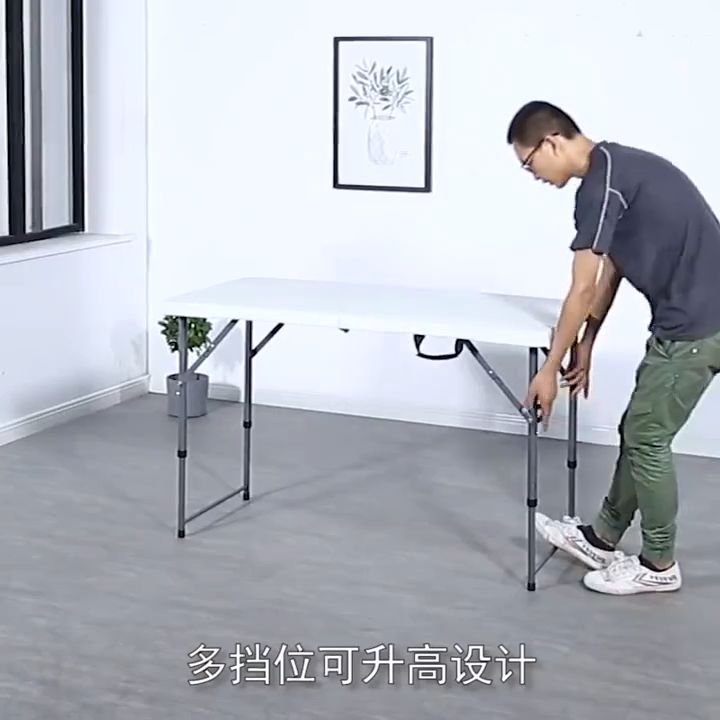 Folding Table Folding Half Table Outdoor Portable Folding Table Long ...