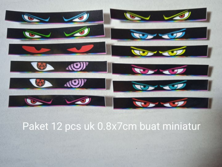 Stiker lampu bus Mata mini isi 12 pcs | Lazada Indonesia