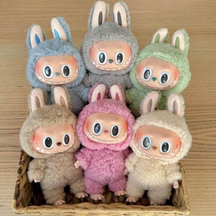 พร้อมส่ง Popmart ของแท้ ฟิกเกอร์ Labubu Heart Macaro Series toffee ...