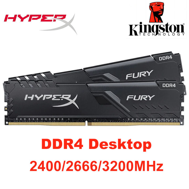 Kingston HyperX Fury DDR4 RAM 8GB 16GB 2400MHZ 2666MHz 3200MHz &Fruy Beast 3200MHz 8GB 16GB ...