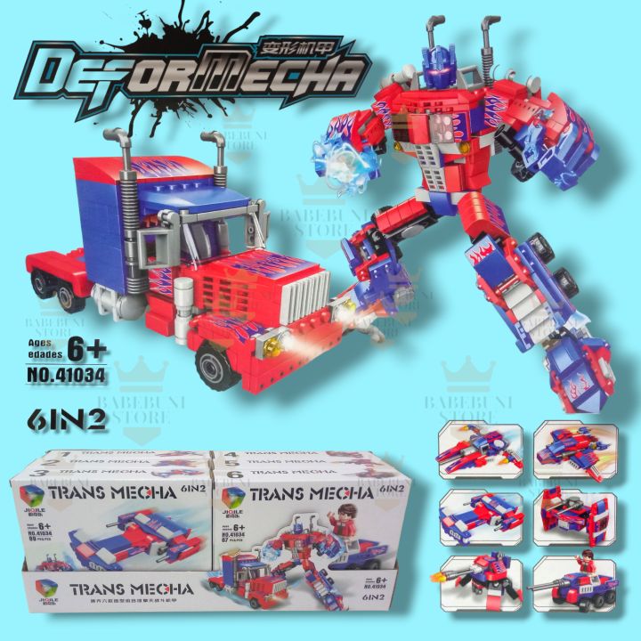 Mainan Edukasi Anak Lego Brick Balok Susun Deformation Robot ... Mainan Edukasi Anak Lego Brick Balok Susun Deformation Robot ...