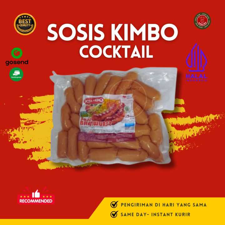 Sosis Kimbo Cocktail 500gr | Sosis Bratwurst Mini Kimbo | Sosis Sapi ...