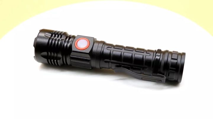Asafee 1432 multi-function flashlight XHP50 LED flashlight retractable ...