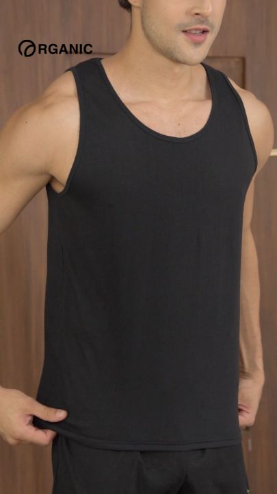Organic Mens Cotton Sando Plain Tank Top Collection Breathable Tshirt ...