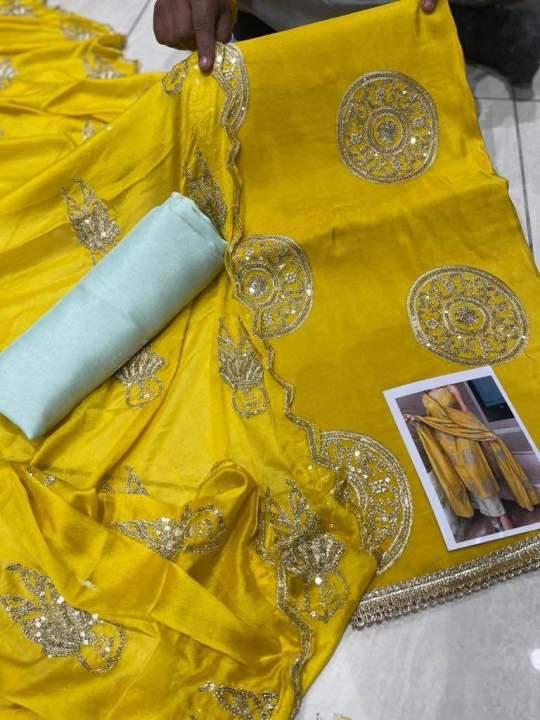 Beautiful indian tabby silk | Lazada PH