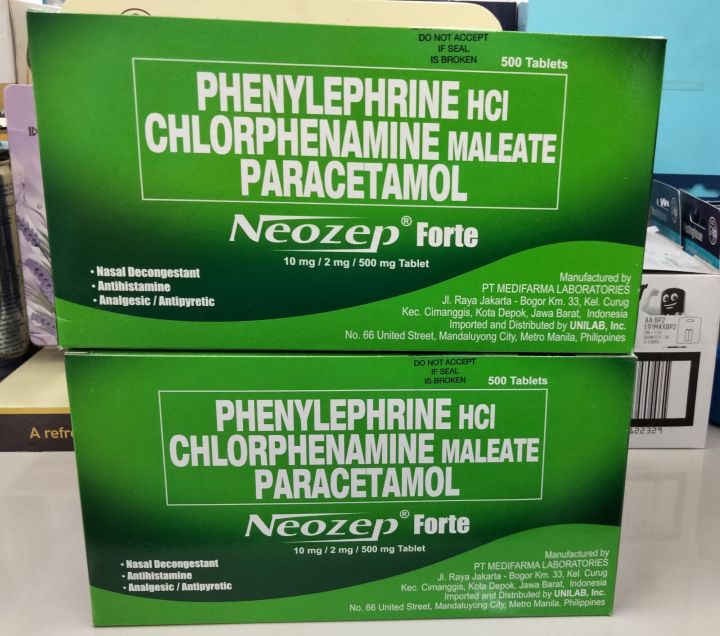 Original Neozep forte tablet 20's | Lazada PH