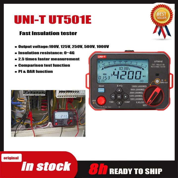 UNI-T UT501E Fast Insulation Tester Comparison Test ;PI&2.5 Times Fast ...