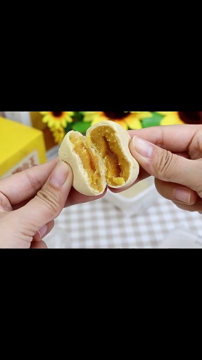 Fasimiyu เค้กทุเรียน 500g/กล่อง [12ชิ้น] ขนมอบทุเรียน ทุเรียนกรอบขนมจีนแบบดั้งเดิมขนมอบขนม ...