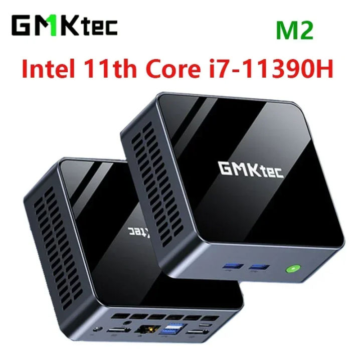 GMKtec M2 Mini Pc Intel i7 11390H DDR4 NVME SSD 4C/8T Windows 11 Pro ...