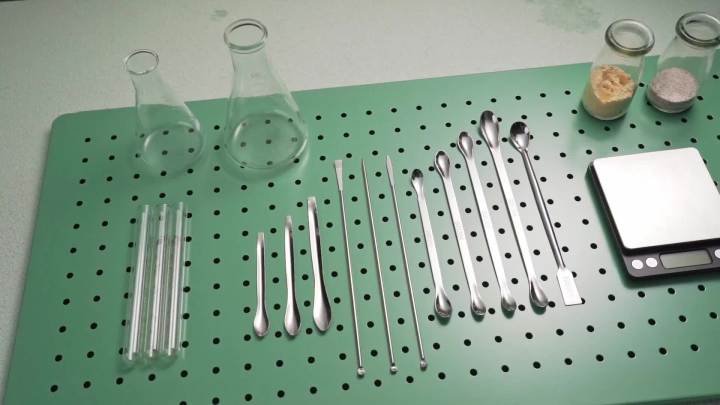 Micro Spatula QWORK Stainless Steel Lab S (6 Pack) | Dual-Ended For ...