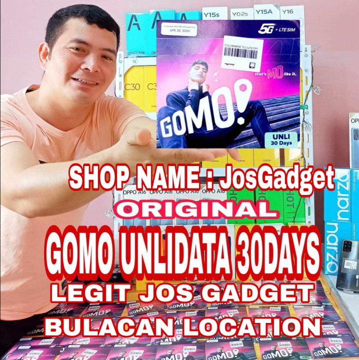 GOMO SIM 30GB NO EXPIRY / UNLI DATA FOR 30 DAYS | Lazada PH