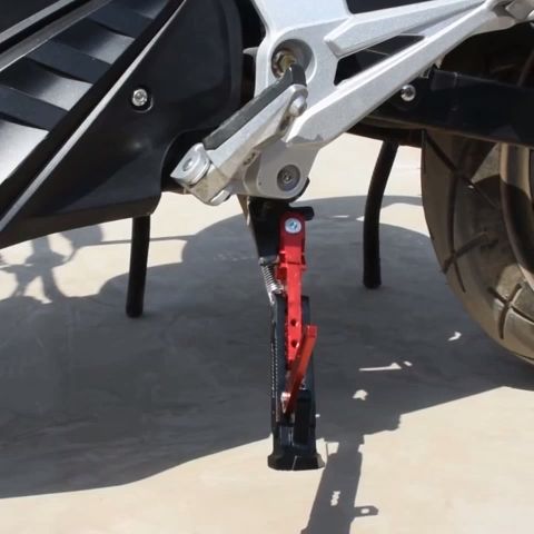 Side Stand CNC Full Aluminum Alloy Adjustable Foot Kickstand Universal ...