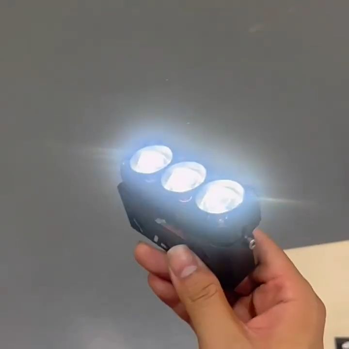 Hotspeed Tri Star Led Mini Driving Light For Motorcycle Super Bright
